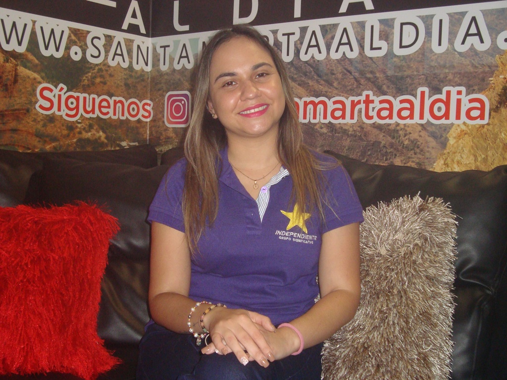 María Fernanda Peña, la joven propuesta al Concejo de Santa Marta ...