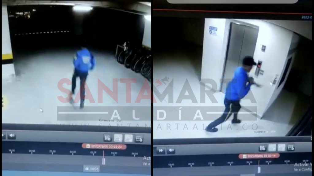 En vídeo: Vigilante fue asustado por un supuesto fantasma en edificio ...
