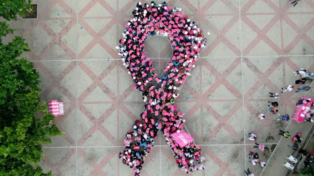 En Unimagdalena Se Hizo El Lazo Rosa Más Grande Del País Contra El