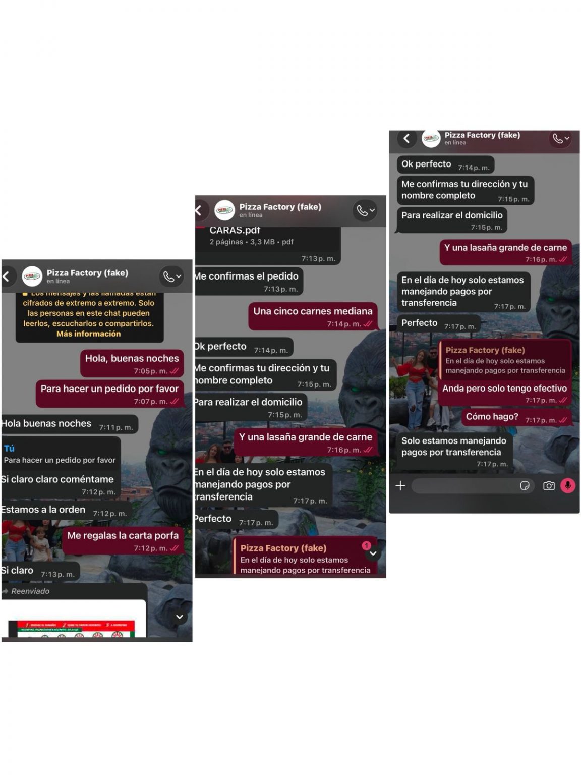 Siguen las denuncias por presuntas estafas asociadas a pedidos de Pizza ...